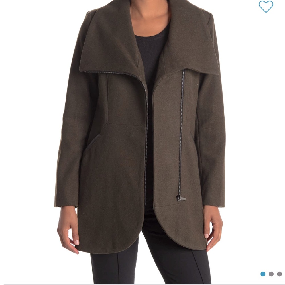 French Connection Wool Blend Coat - Gem